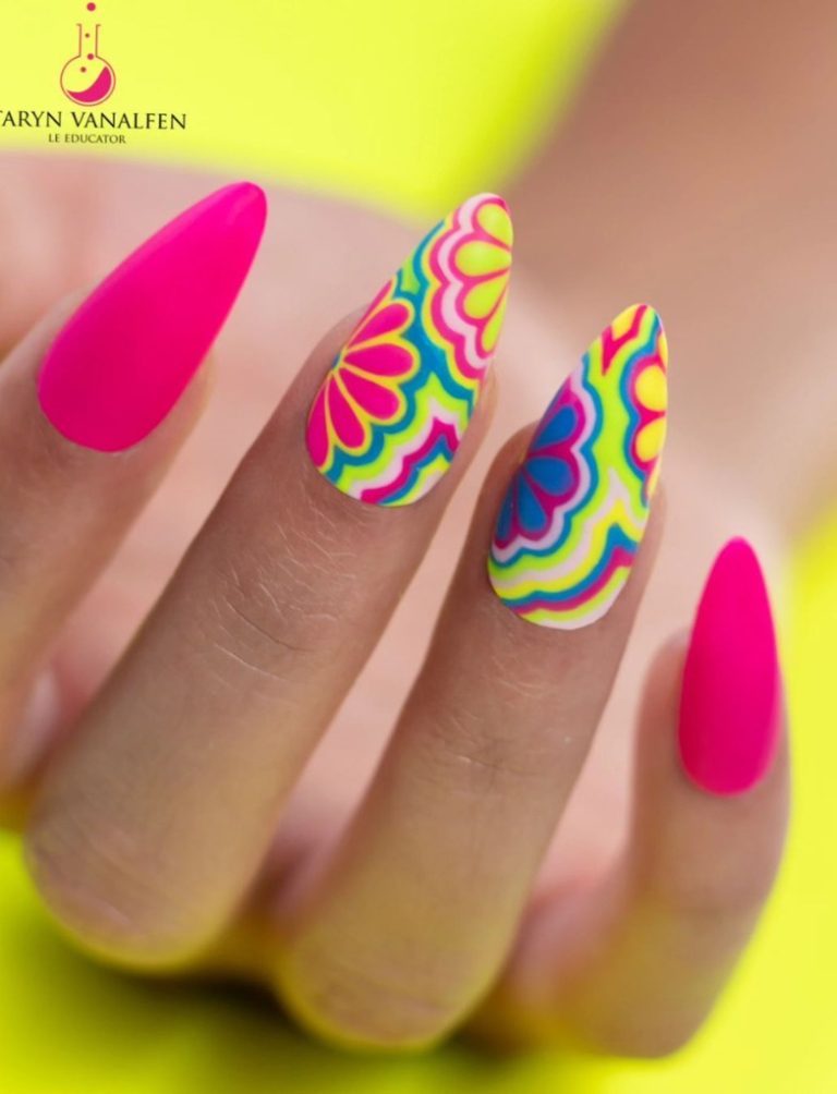 15 Fun Neon Nail Designs You'll Be Obsessed With This Summer