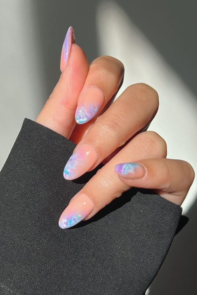 Little Mermaid Inspired Nails